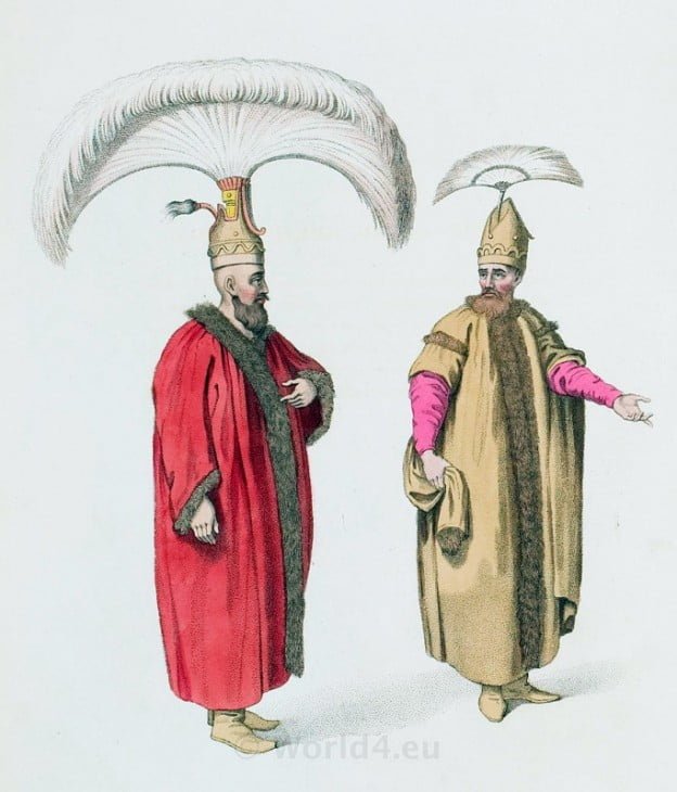The costume of Turkey. Ottoman Empire. Officials and ethnic groups.