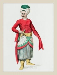 A Domestic. Servant to the Grand Vizier. Ottoman Empire.