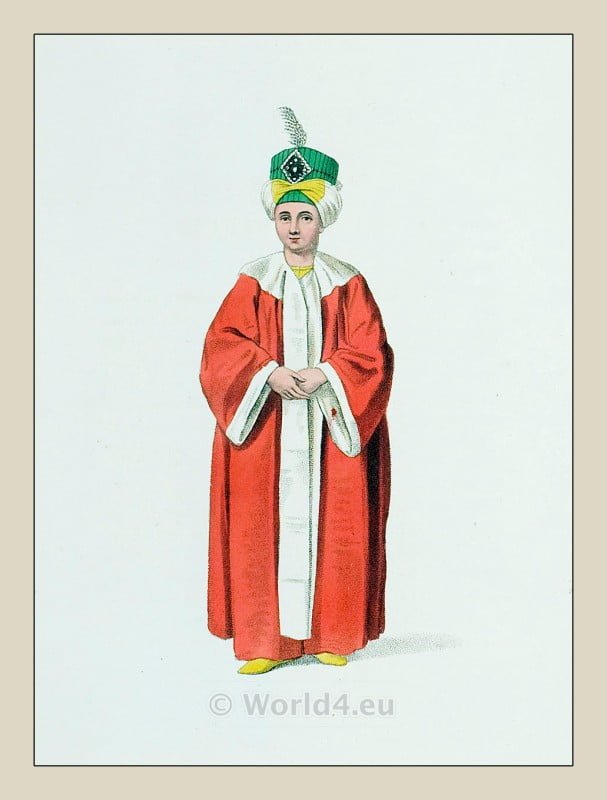 The costume of Turkey. Ottoman Empire. Officials and ethnic groups.