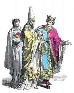 Middle Ages fashion history in Germany.