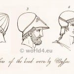 Ancient Ptolemaic and their Queens. Headdresses and crowns.