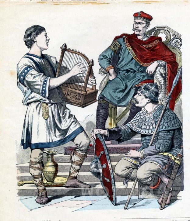 The Carolingian fashion period 752-987. Reign of Charlemagne.