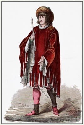 German medieval fashion history in the 15th century.