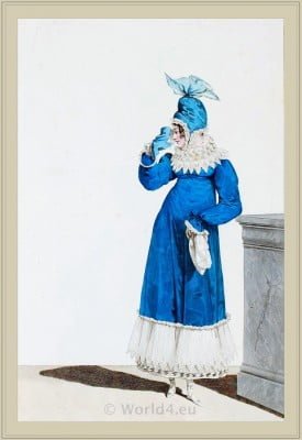 Les Incroyables et Merveilleuses. The fashion of the Directoire.