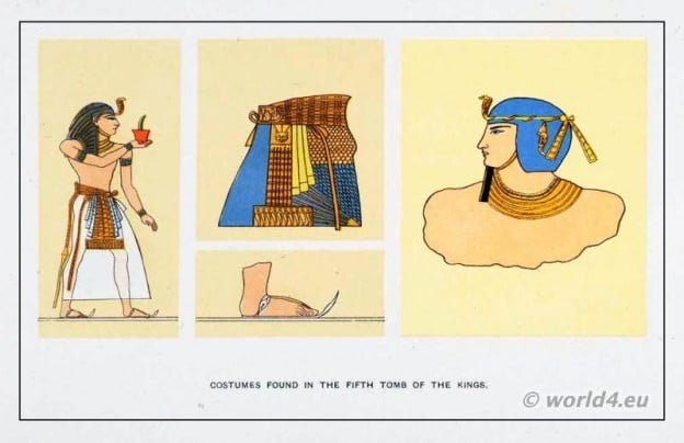 Ancient Egyptian dress, culture and customs in the Middle East.