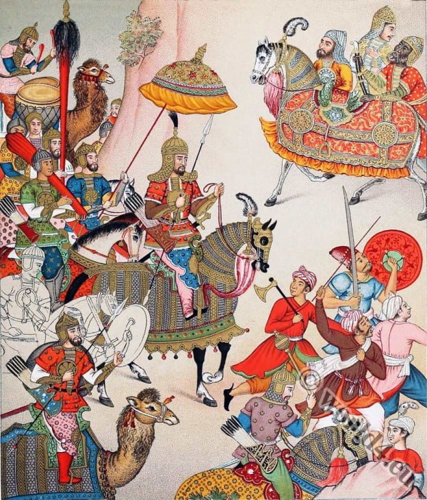 India. The Mughal Empire. Costume and fashion history.