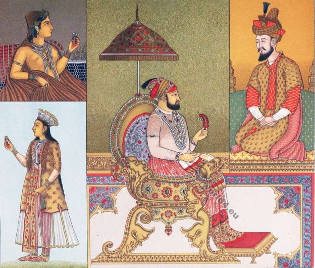 India. The Mughal Empire. Costume and fashion history.