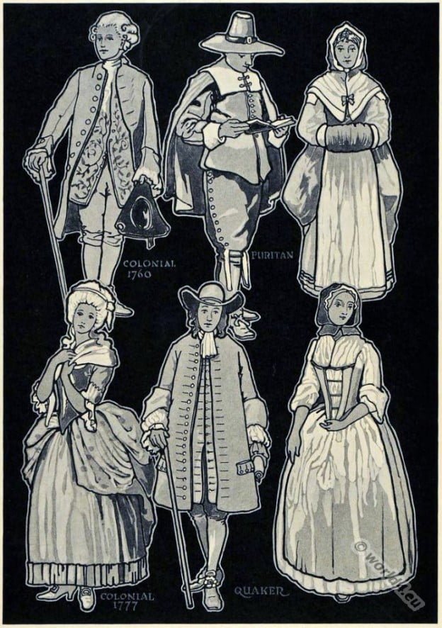 American Colonial style 18th century