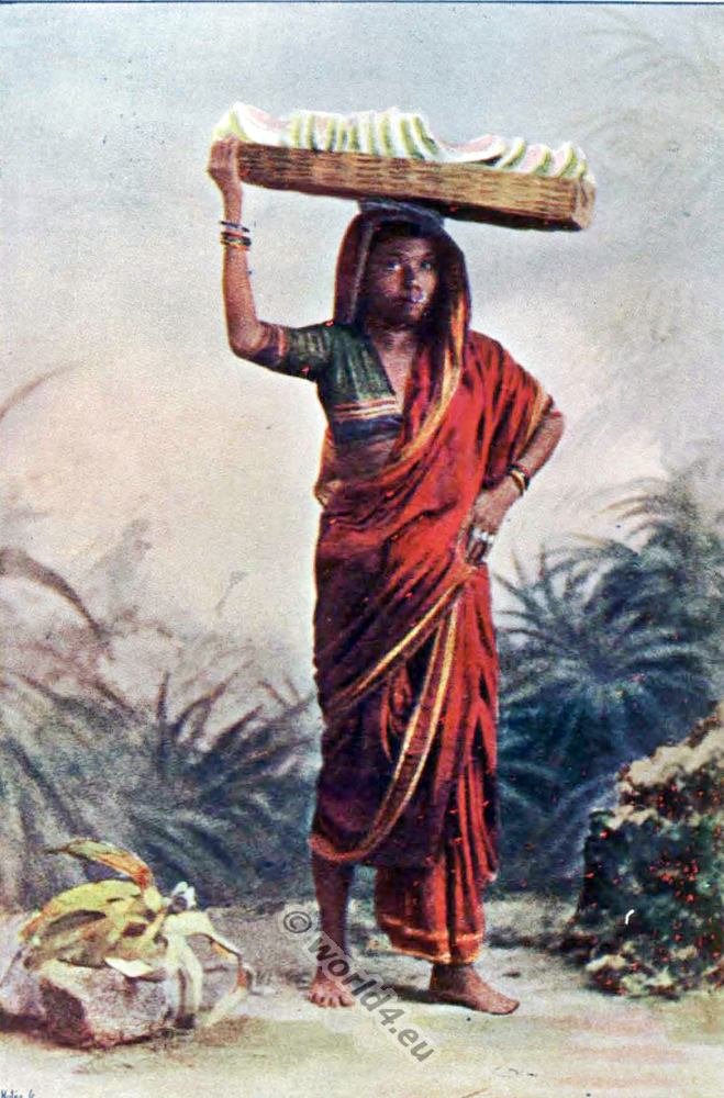 The varied and picturesque costumes worn by Natives of India.