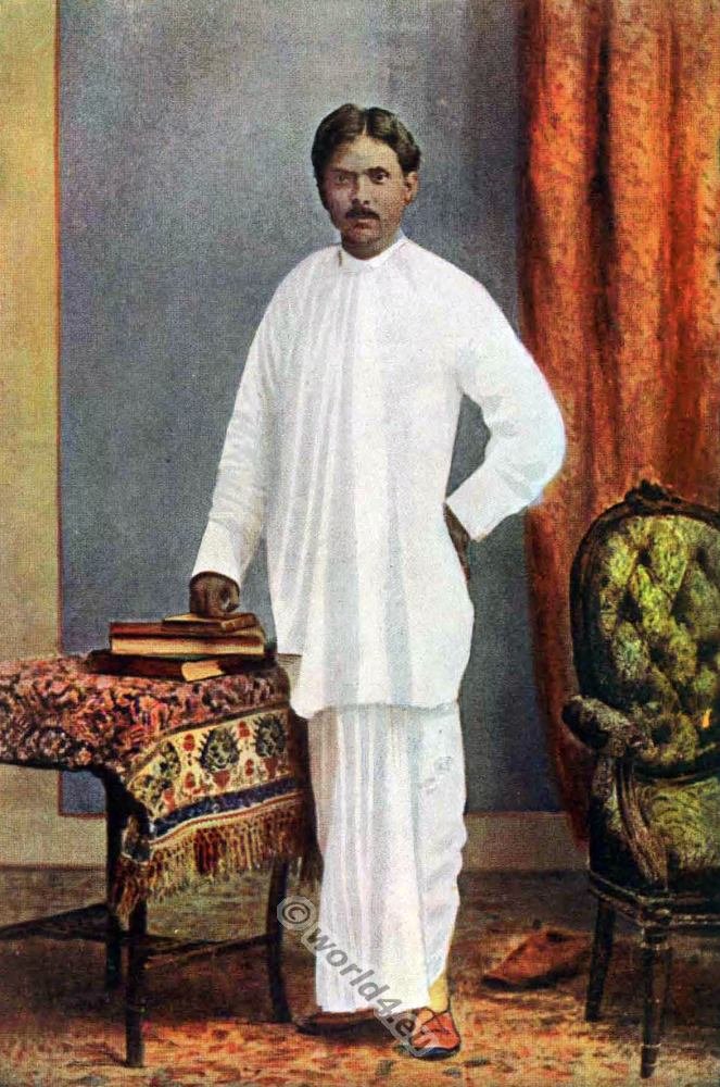 The varied and picturesque costumes worn by Natives of India.
