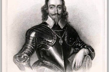 Charles I King of England, Scotland and Ireland from the House of Stuart.