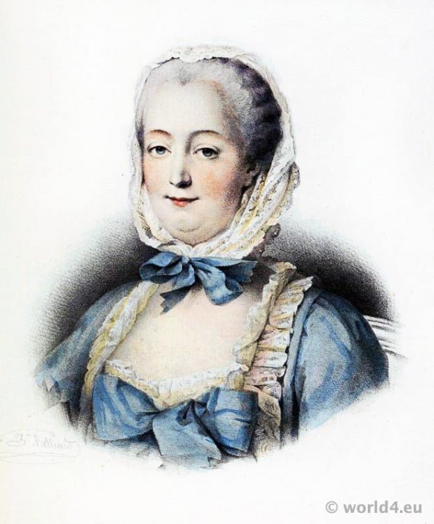 Mme de Pompadour. The most elegant women of the Rococo period.