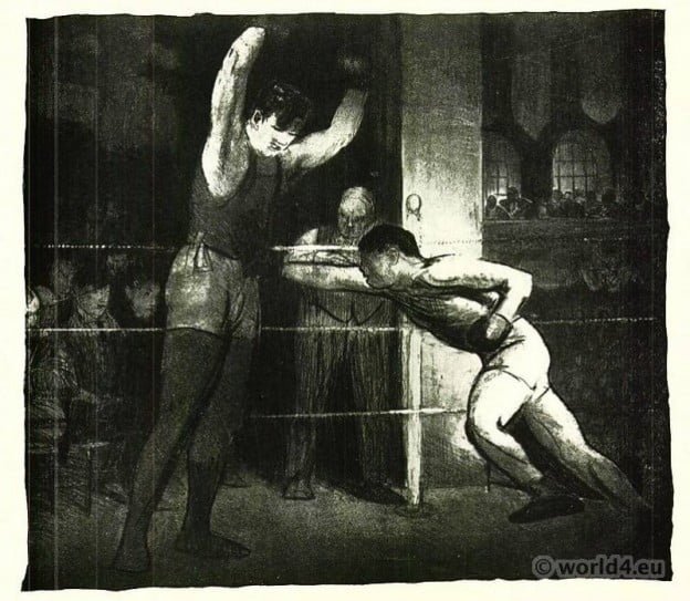 Boxing Scenes by George Wesley Bellows.