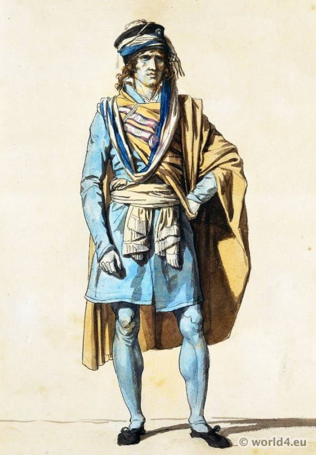 The Days of the Directoire. Costumes under the French Revolution.