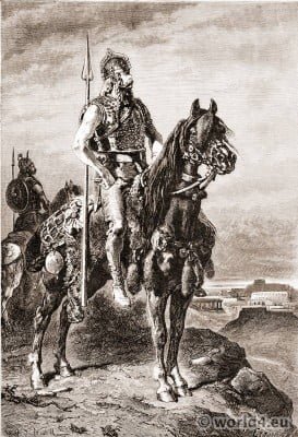 The Ancient Roman costume history B.C. 53 to A.D. 450.