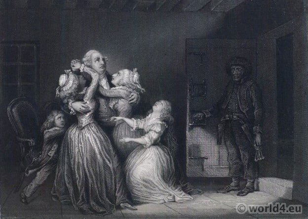The Execution of Louis XVI and Marie-Antoinette. The French Revolution.
