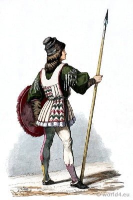 Condottieri. Italian Captain, 1490. Renaissance.