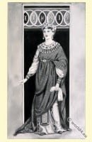 Byzantine fashion history. Costumes and modes from 5th to 6th century.