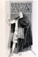 Byzantine fashion history. Costumes and modes from 5th to 6th century.