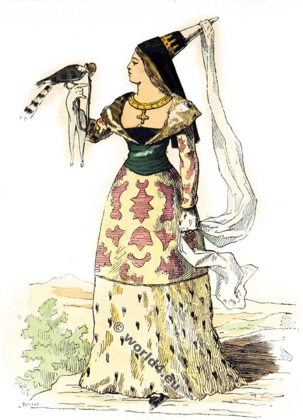 French fashion history. Middle Ages. 1422 to 1483.