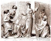The Ancient Greek fashion history. Clothing in Ancient Greece.