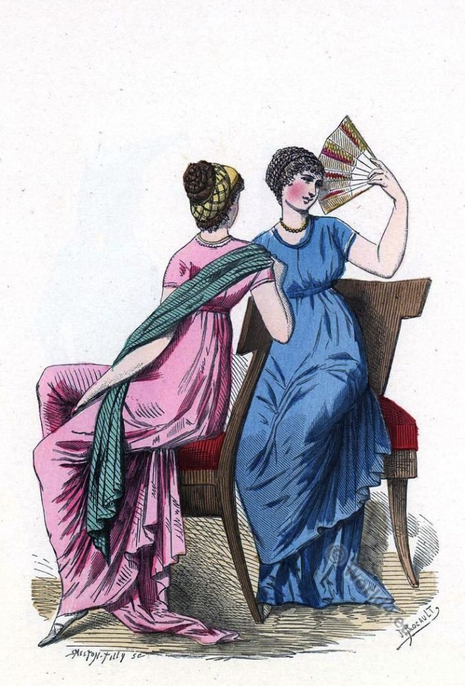 Directoire costumes Paris, 1798.