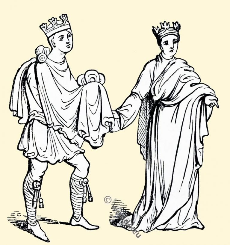 The Anglo-Saxon fashion and costume history. England c. 460 to 1066.