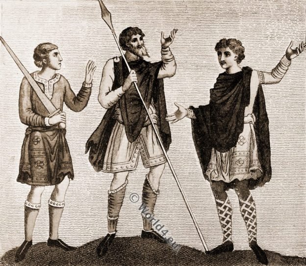 The Anglo-Saxon fashion and costume history. England c. 460 to 1066.