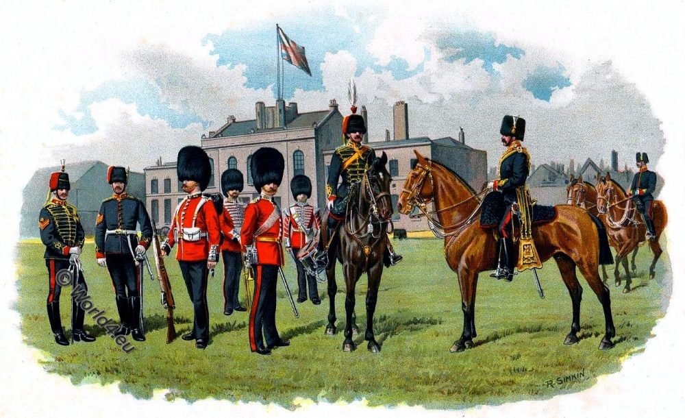 Royal Sappers and Miners. Working Dress 1854.
