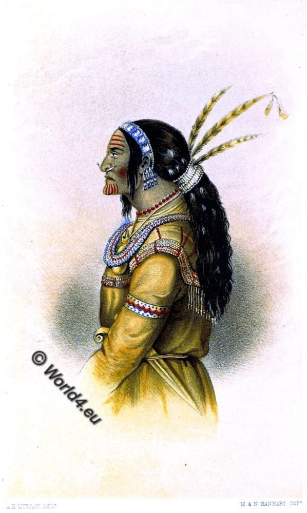 Gwitchin. Peoples of Alaska in 1850th.