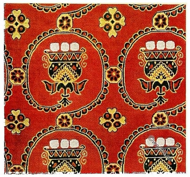 Antique Fabrics from Egypt. Coptic Silks. Silks from Alexandria.