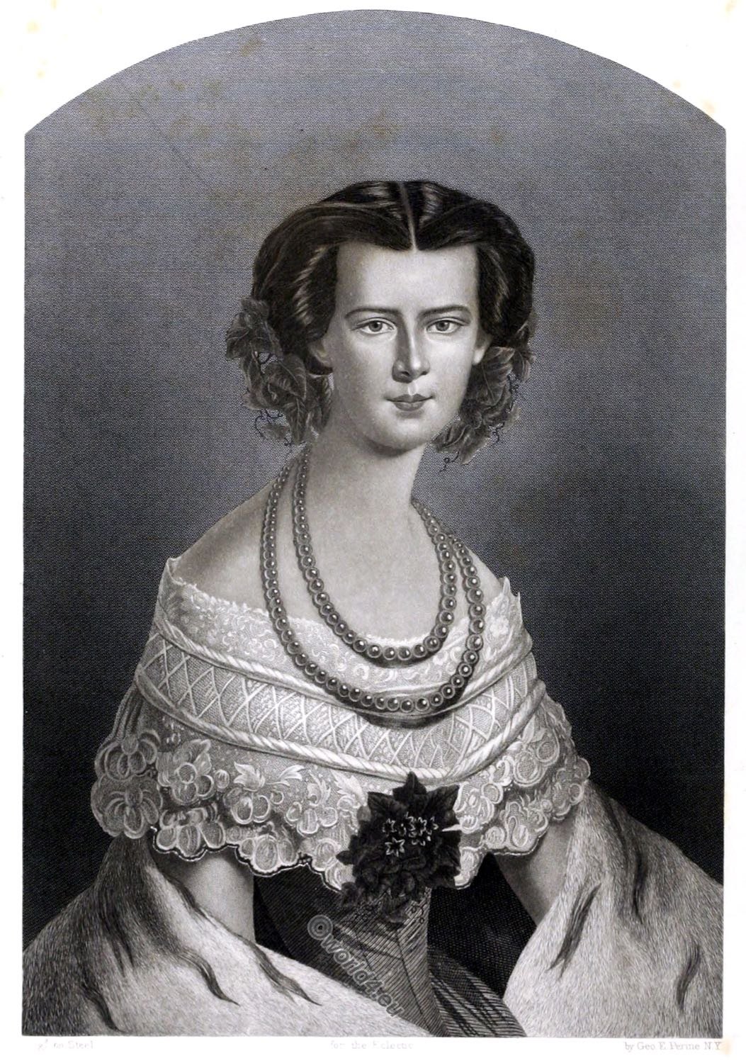 Elisabeth Amalie Eugenie, Duchess of Bavaria (also called Sisi).