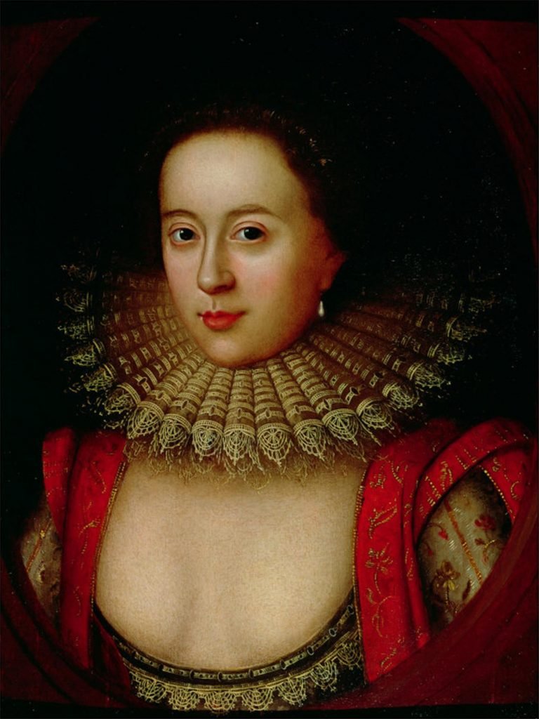 Frances Carr, Countess of Somerset, involved in a famous scandal.