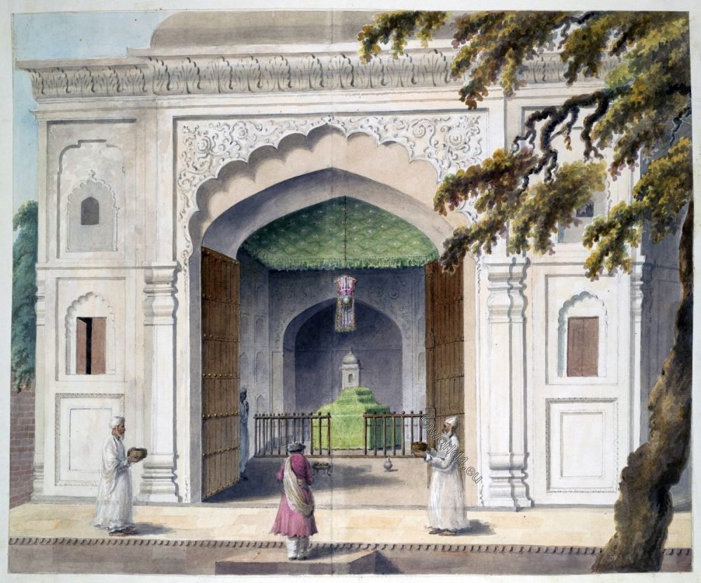 The Grand Durbar at Cawnpore after the Indian Uprising of 1857.