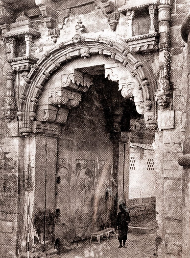 The Fortress and Palace of Gwalior by Louis Rousselet.
