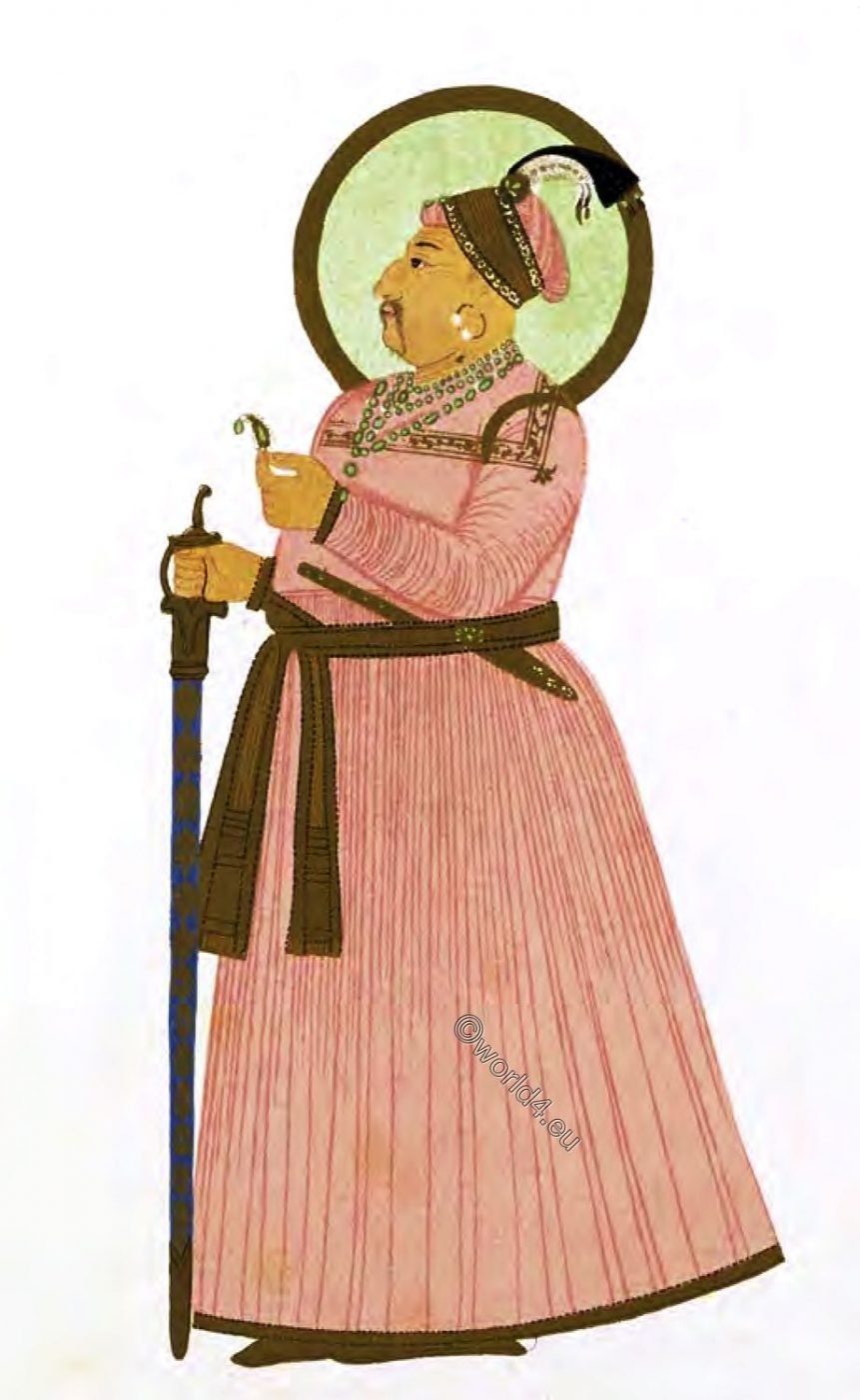 India. The Mughal Empire. Costume and fashion history.