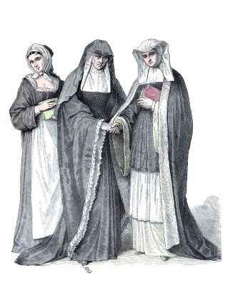 Monachism. Monastic Dress. Monks garments. Nuns habit.