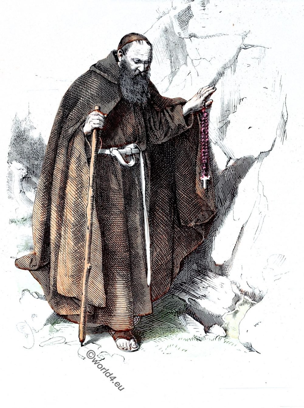 Monachism. Monastic Dress. Monks garments. Nuns habit.