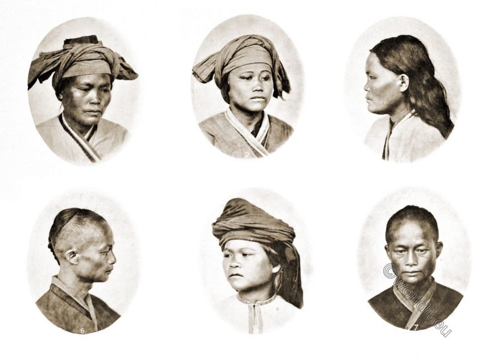 Taiwan. Male and female Pepohoan people.