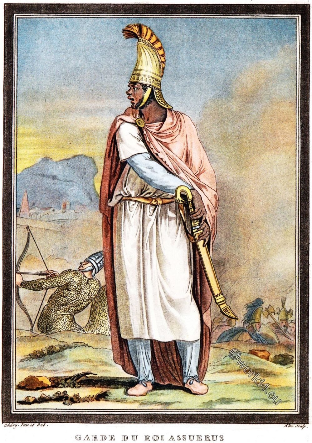 Assyrian, Babylonian costume history. Mesopotamia.