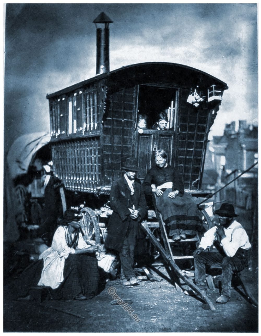 London Nomads at Battersea. Victorian Street Life.