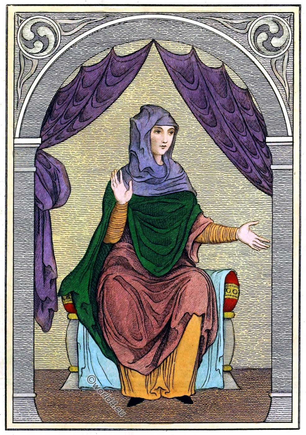 The Anglo-Saxon fashion and costume history. England c. 460 to 1066.