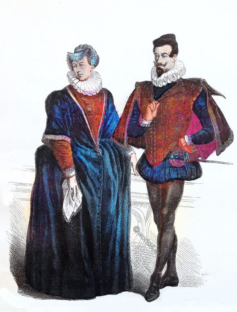 The hoop skirt and its development within the history of costumes.