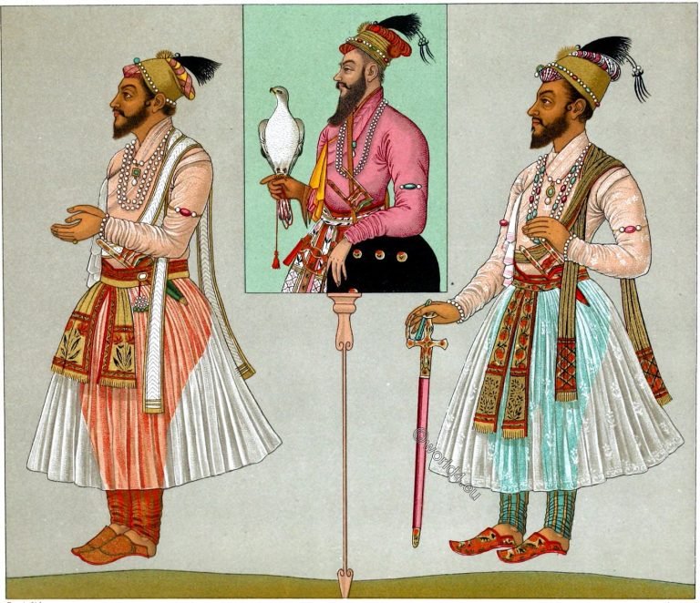 India. The Rajputs. Portraits of the last rulers of the Kingdom of ...