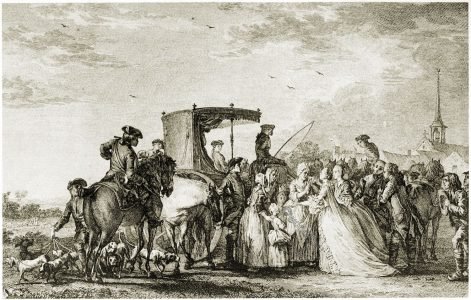 Marie-Antoinette as Dauphine and as Queen of France.