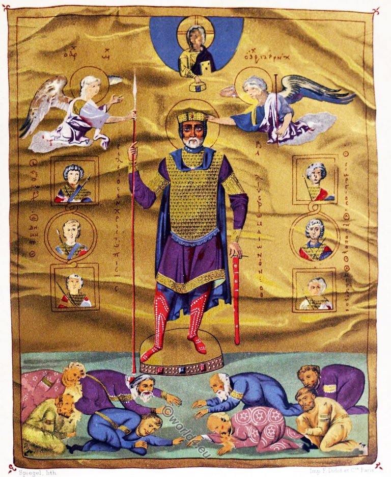 Byzantine Basileus in Grand Imperial Costume. Nicéphore Phocas.
