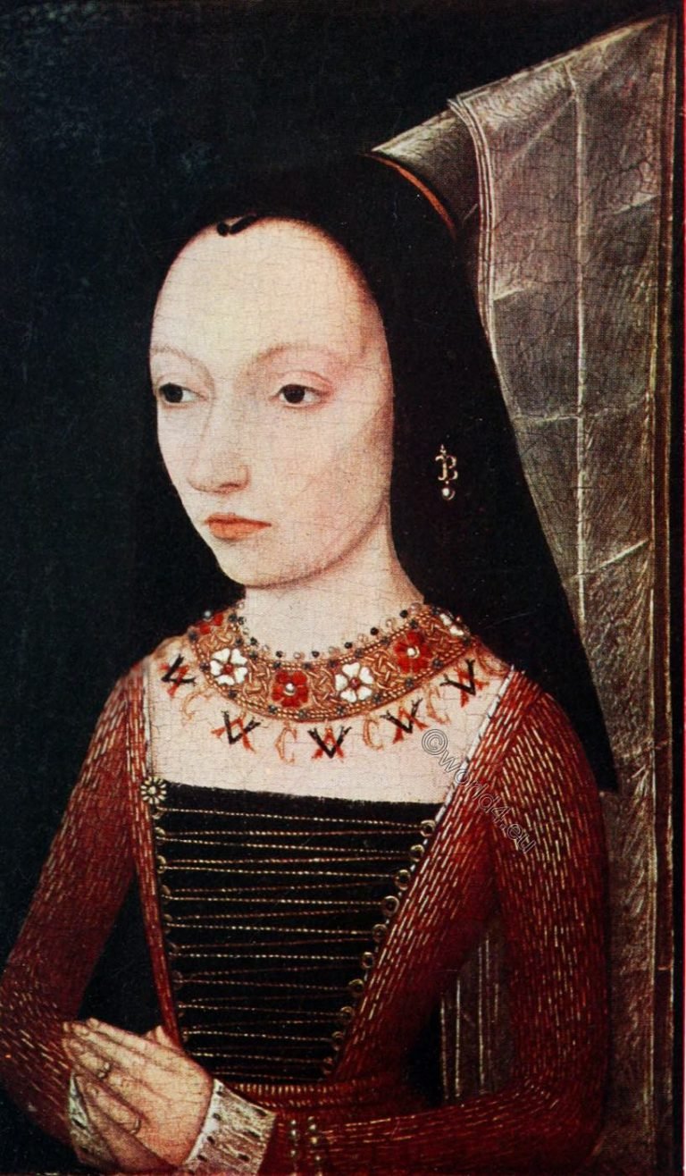The Hennin. Headdresses of the 15th century.