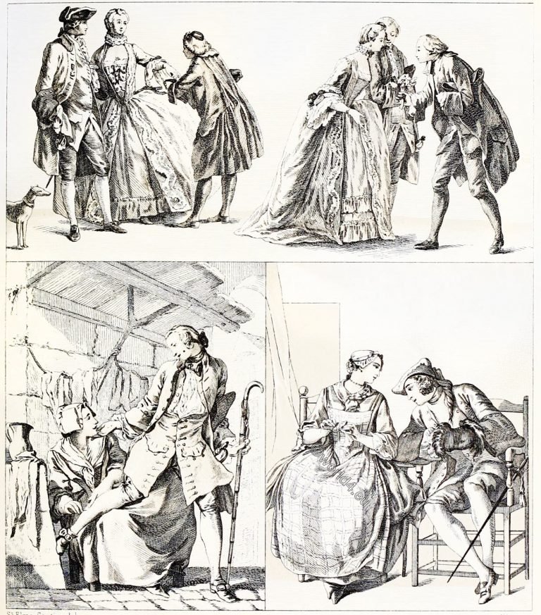 France. The elegant world of rococo in the 18th century.