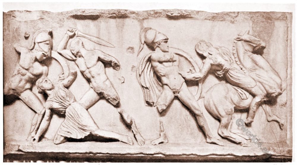 The Amazons. Female daring fighters and equestrian warriors.