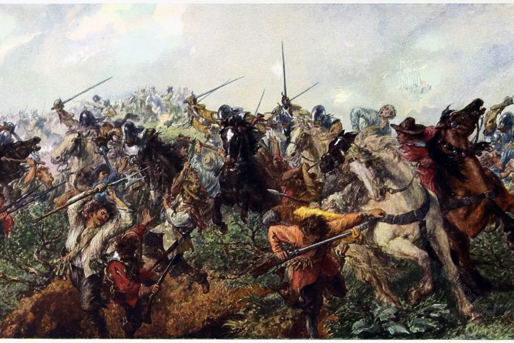 The escape of Charles II after the Battle of Worcester, 1651.